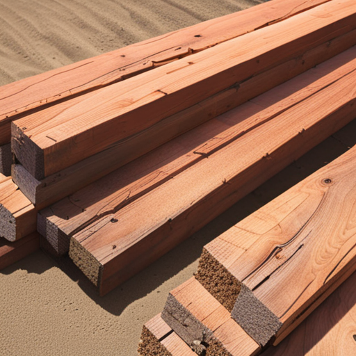 RSJ Fence Posts for Retaining Sleeper Walls