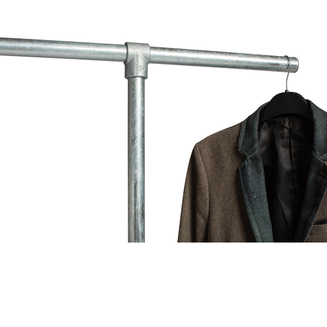 Heavy-Duty 2-Way Freestanding Clothes Rail | Steel Products Direct